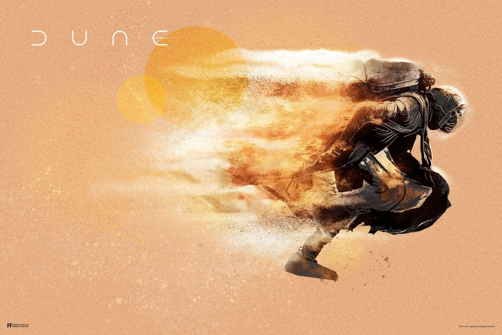 Dune Movie Poster Arrakis Spice Particles Timothee Chalamet Official ...