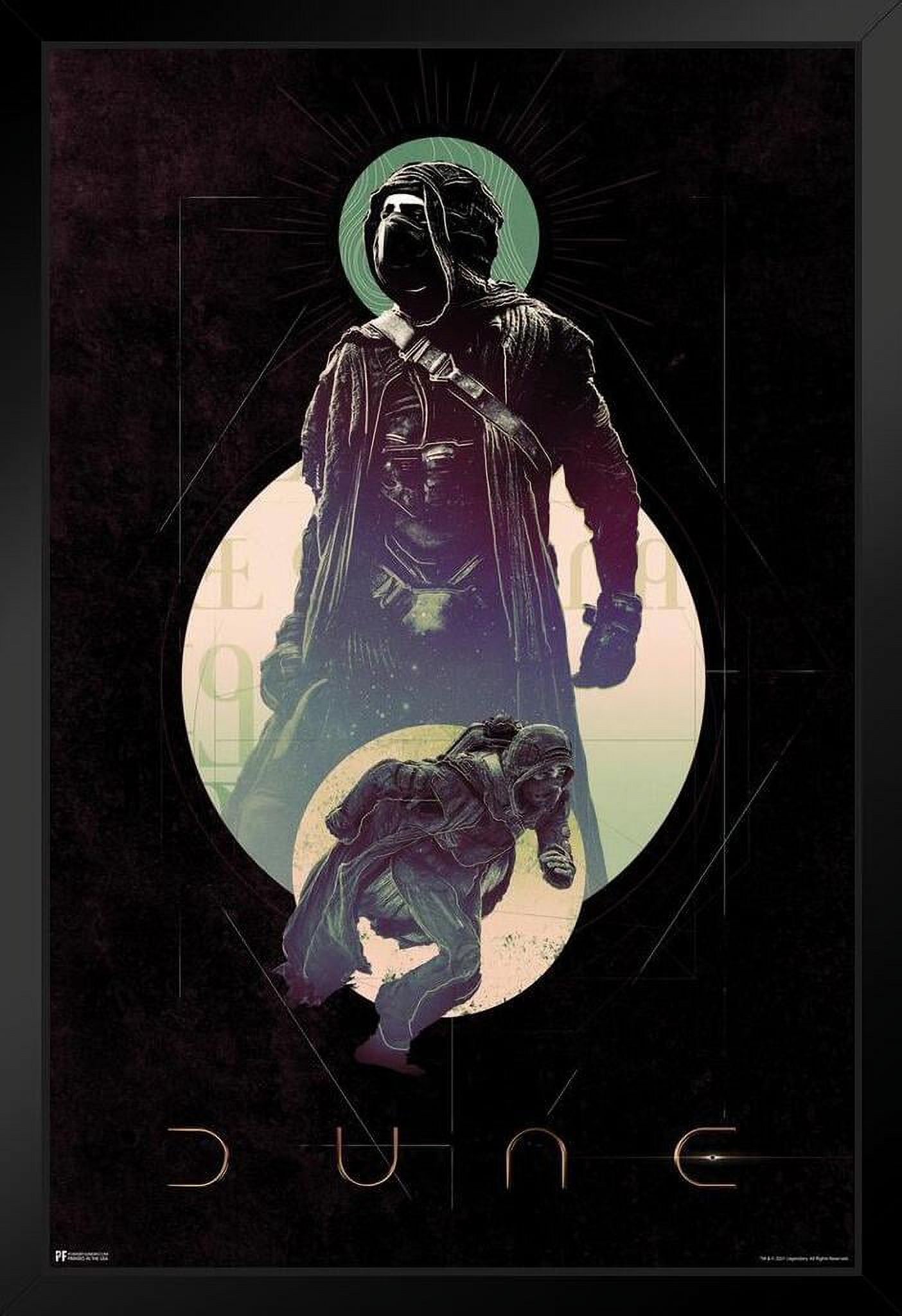 Dune Movie Poster Paul Atreides Timothee Chalamet Arrakis Silhouette ...