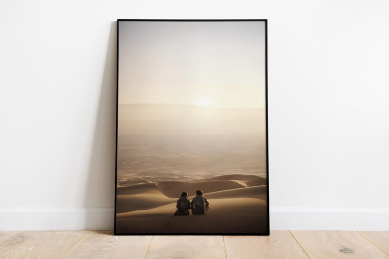 Dune: Part Two Minimalist Movie Poster Print | Denis Villeneuve Sci-Fi ...