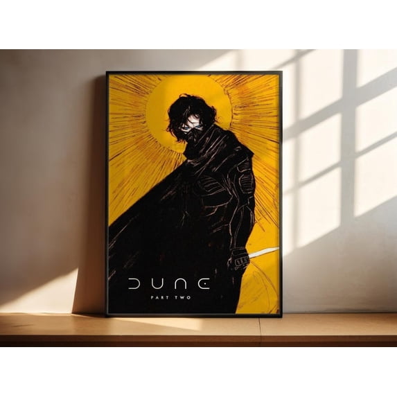 Dune Part Two Movie Poster | Epic Sci-Fi Film Wall Art | Arrakis Saga ...