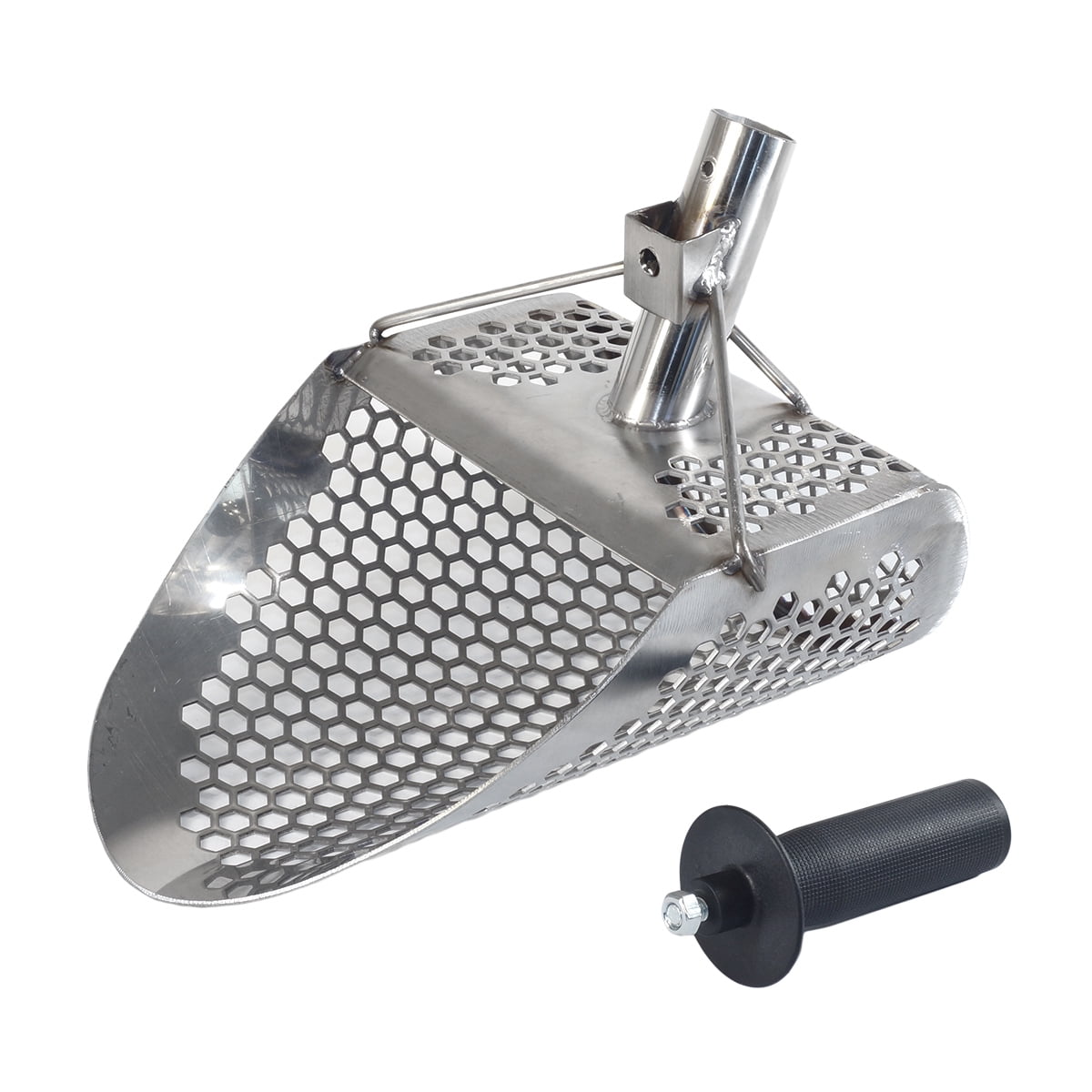 Dune Scoops Hydra 11" x 8" Stainless Metal Detector Sand Scoop with 2 ...