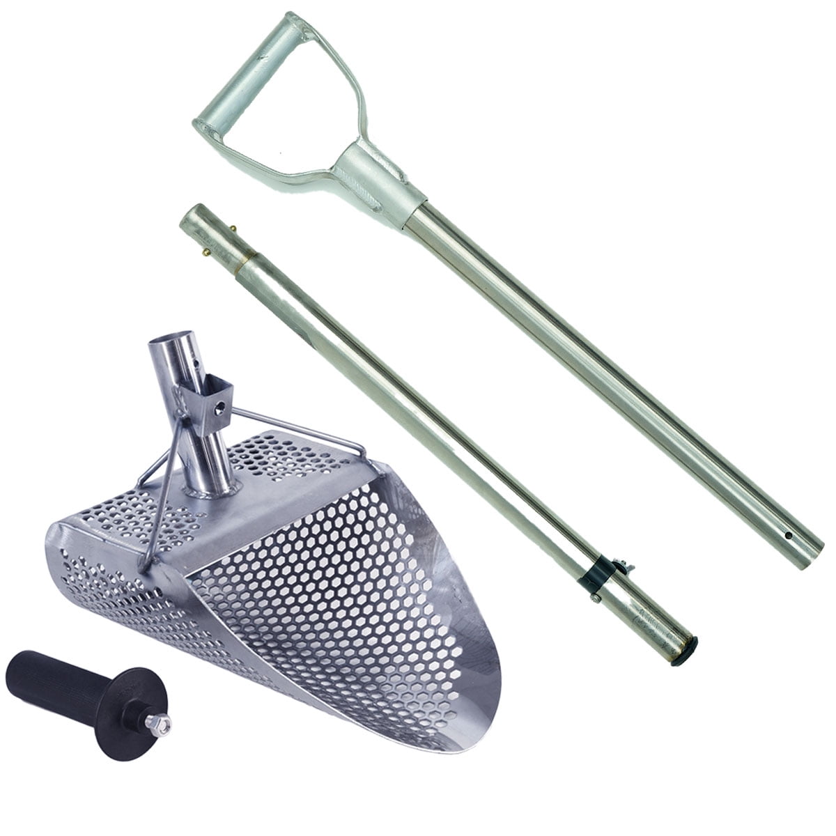 Dune Scoops Kraken 11" x 8" Stainless Steel Metal Detector Sand Scoop w ...