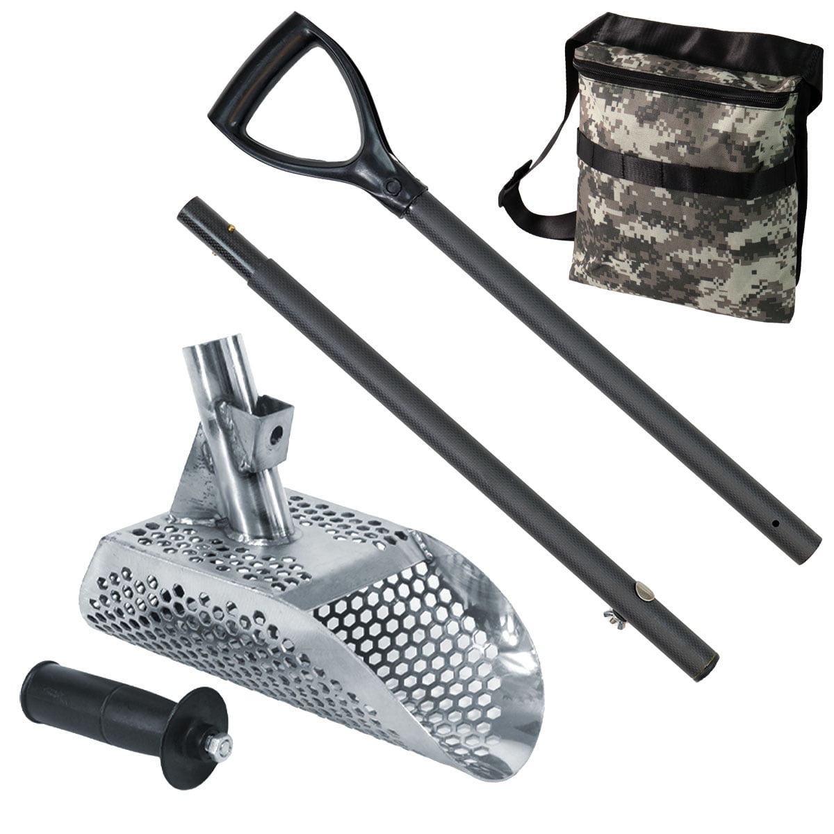 Dune Scoops Poseidon 10" x 5" Stainless Steel Metal Detector Sand Scoop ...