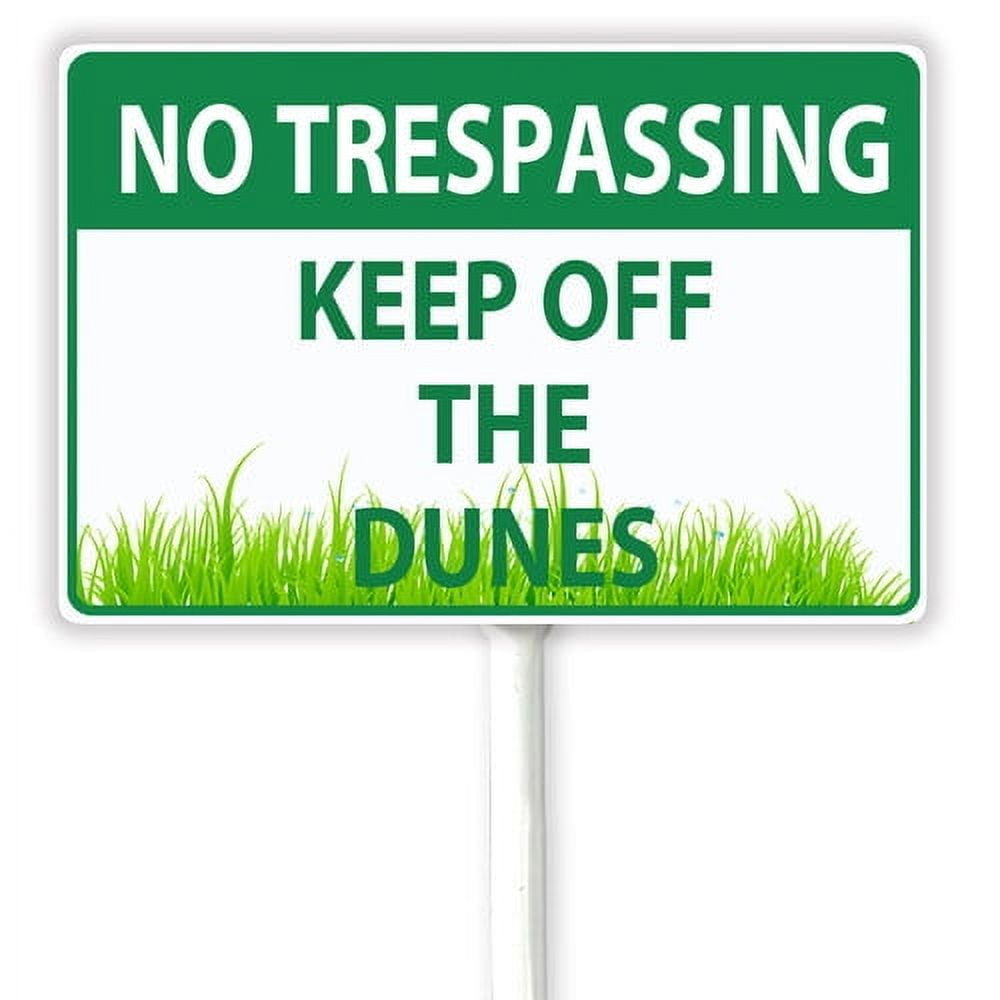 Dune Sign No Trespassing Keep Off the Dunes Yard Sign with Stake Garden ...