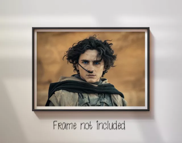 Dune Timothã©E Chalamet As Paul Atreides - High Quality Poster NO ...