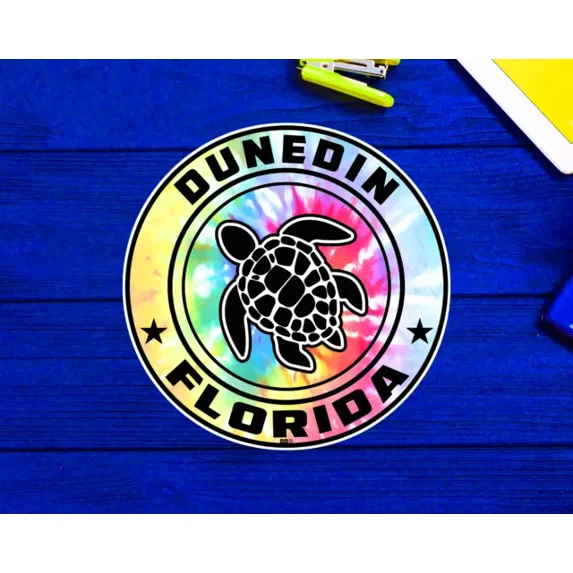 Dunedin Florida Beach Sticker Decal Sticker Sea Turtle Phone Decal ...