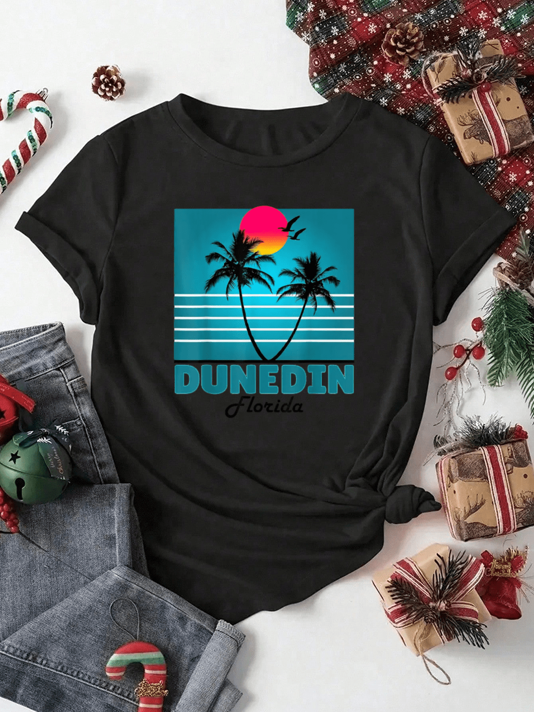 Dunedin Florida Summer Seagulls Vacation Souvenir Gift up to Size 5XL ...