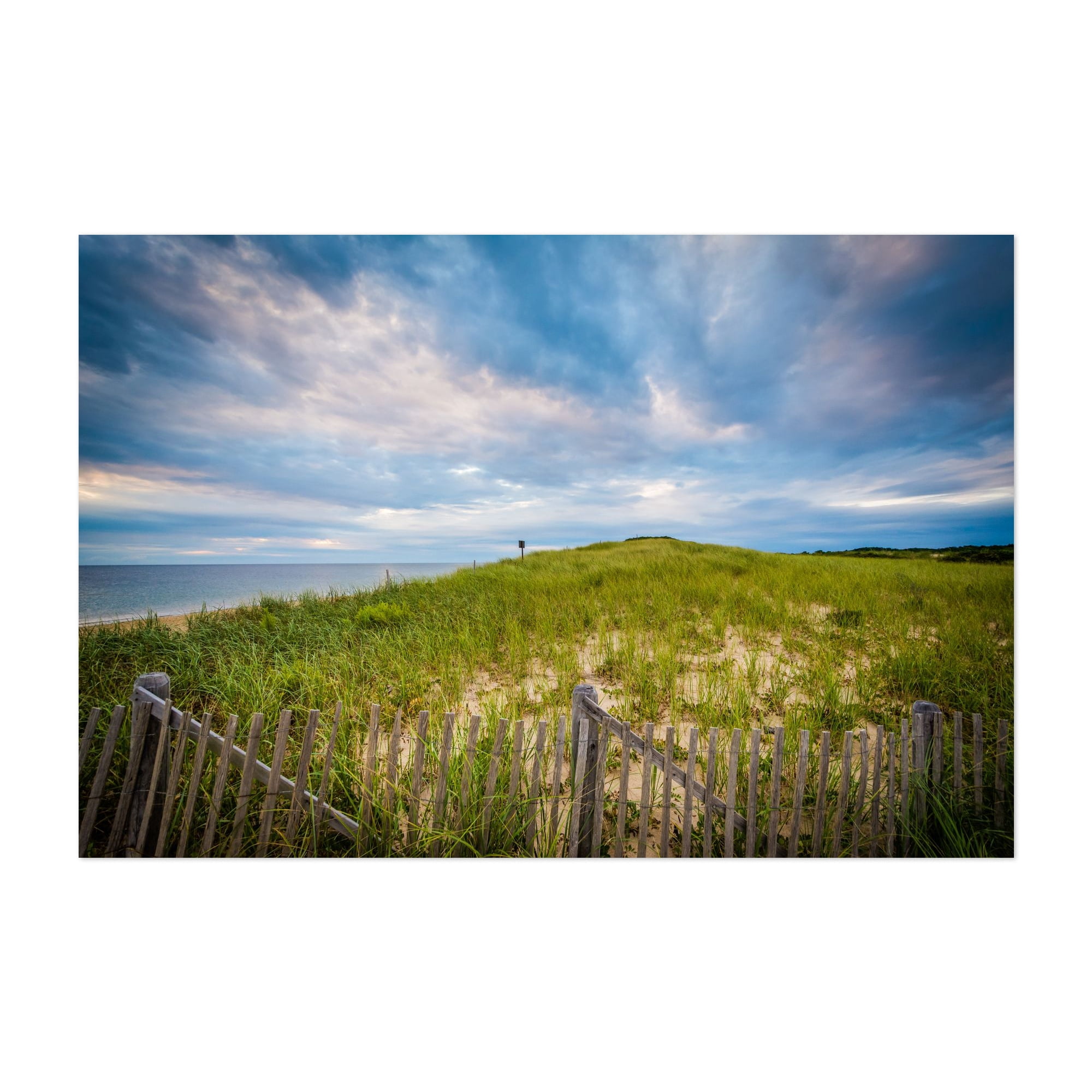 Dunes at Sunset - Massachusetts Photography Beach Coastal Landscape ...