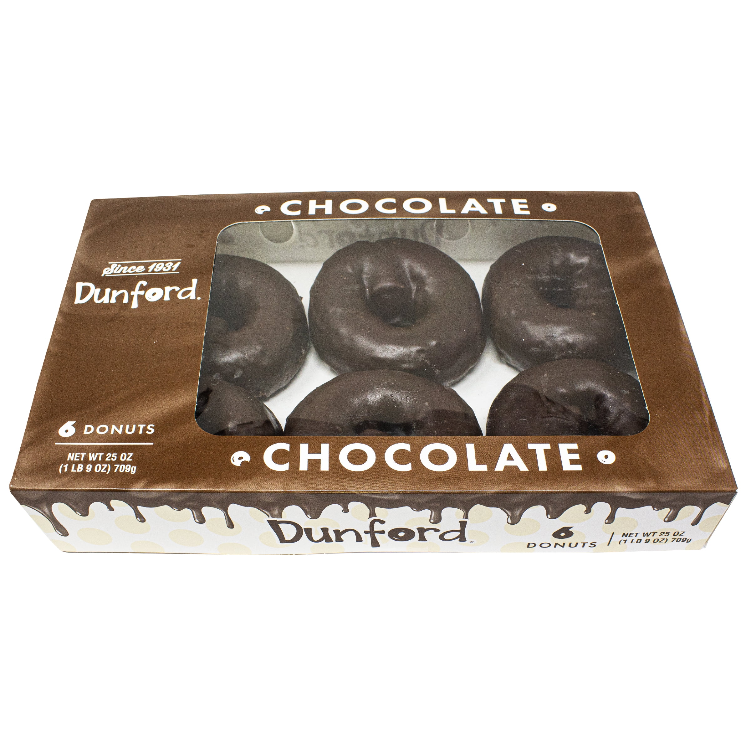 Dunford Double Chocolate Donuts, 6 Count - Walmart.com