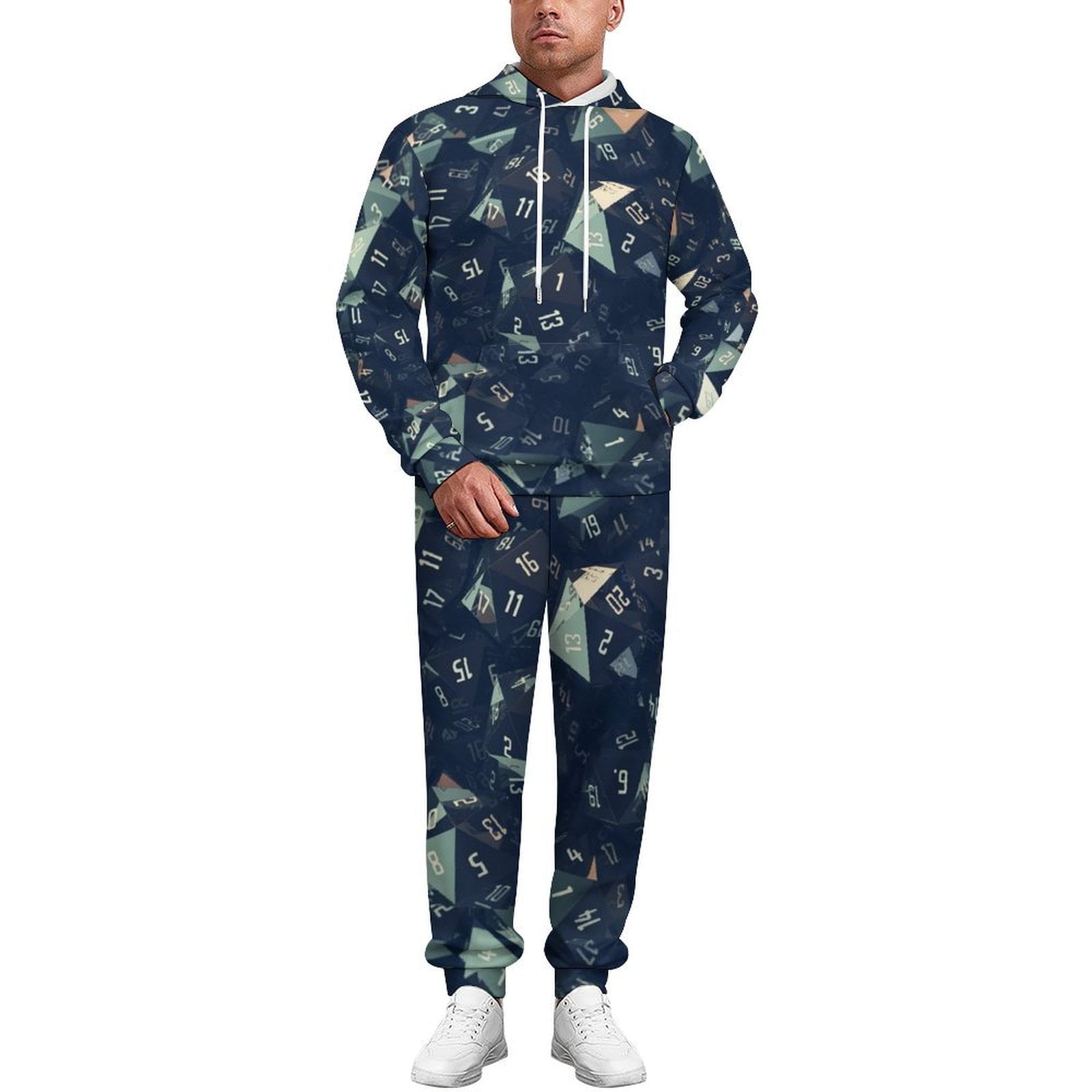 Dungeo-,ns And Dragon Hoodie and Sweatpants Set Hooded Sweatshirt Pants ...