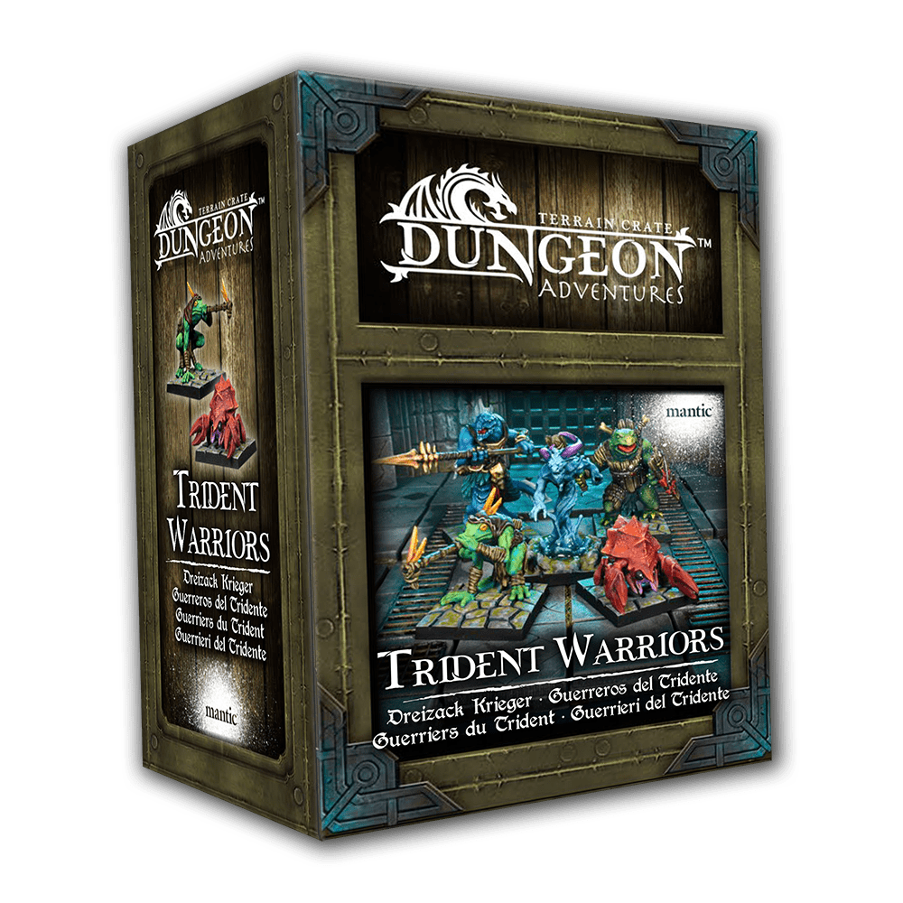 Dungeon Adventures: Trident Warriors Miniatures Set - Walmart.com