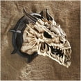 Walmart Resin Skeleton Dragon Wall Sculpture with Protruding Skull ...