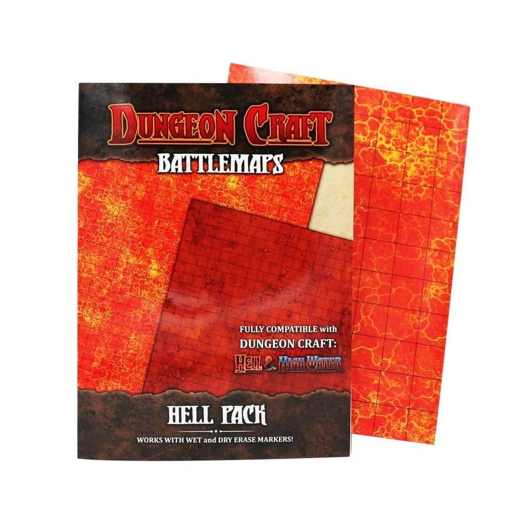 Dungeon Craft Battle Maps Essentials Kit Hell Pack - Walmart.com