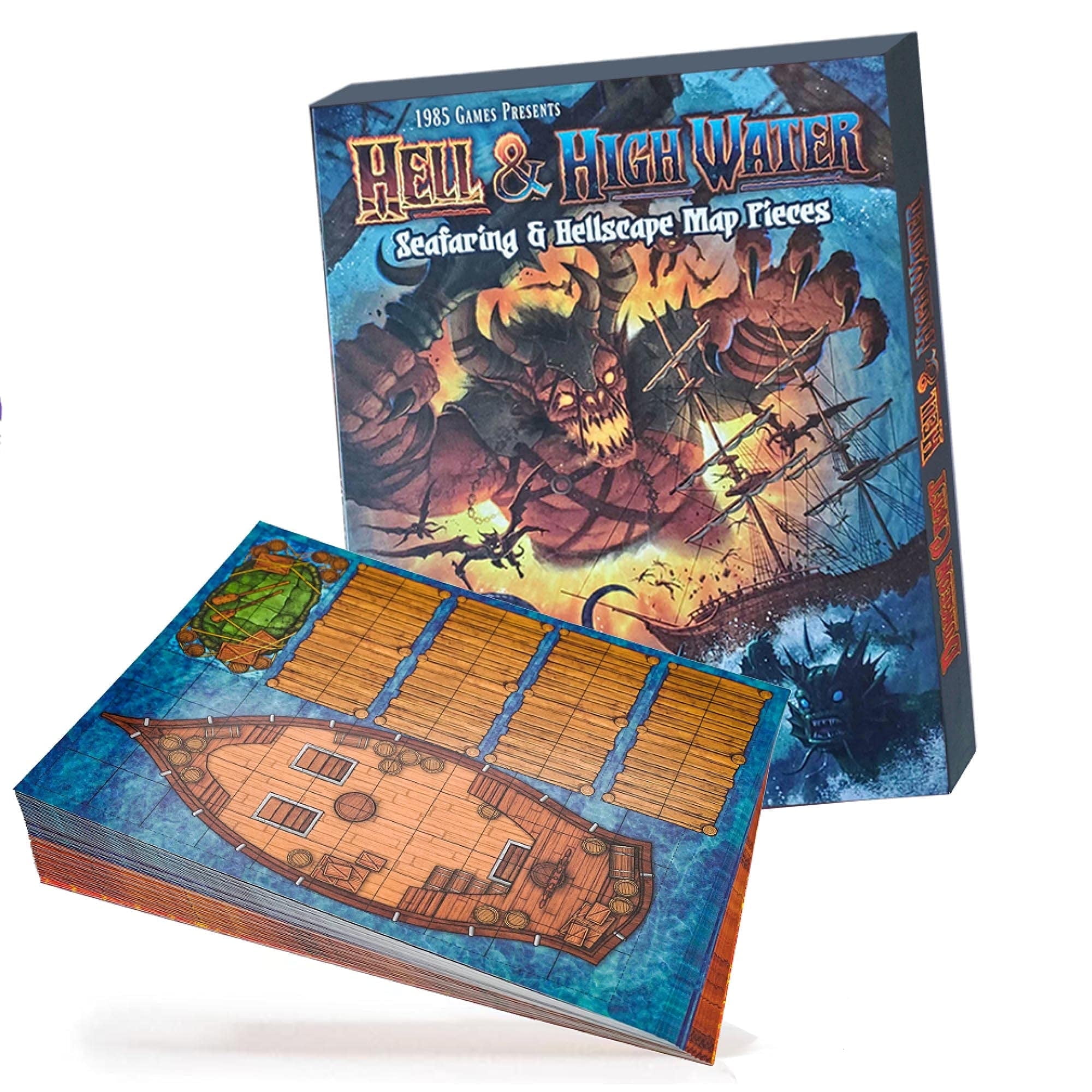 Dungeon Craft Hell & Highwater DnD Map tiles, Water Resistant, Dry ...