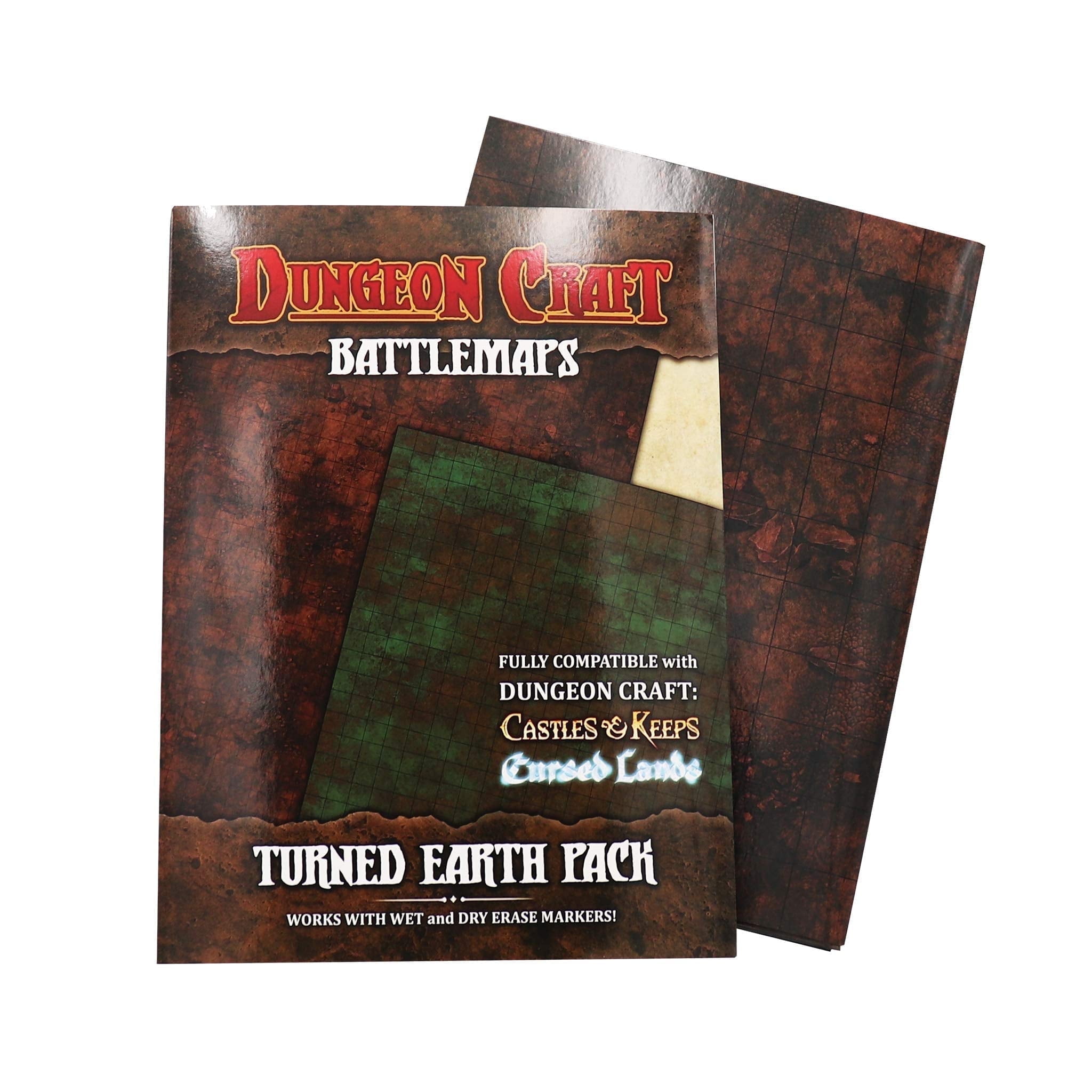 Dungeon Craft Battle Maps Essentials Kit Turned Earth Pack - Walmart.com