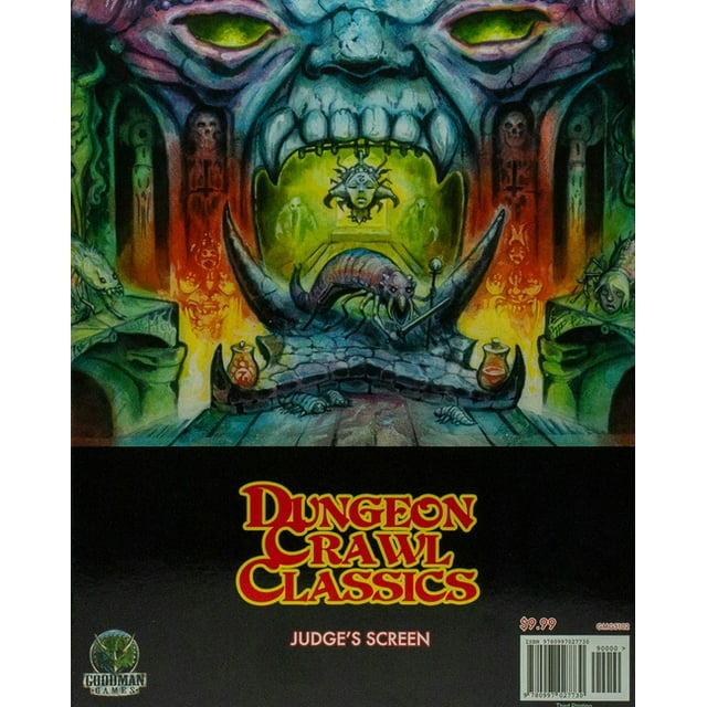 Dungeon Crawl Classics RPG Judges Screen (Hardcover) - Walmart.com