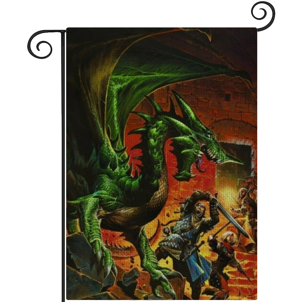 Dungeon of Dragon Garden Flags Set of Double Sided 12 x 18 Inch Yard ...