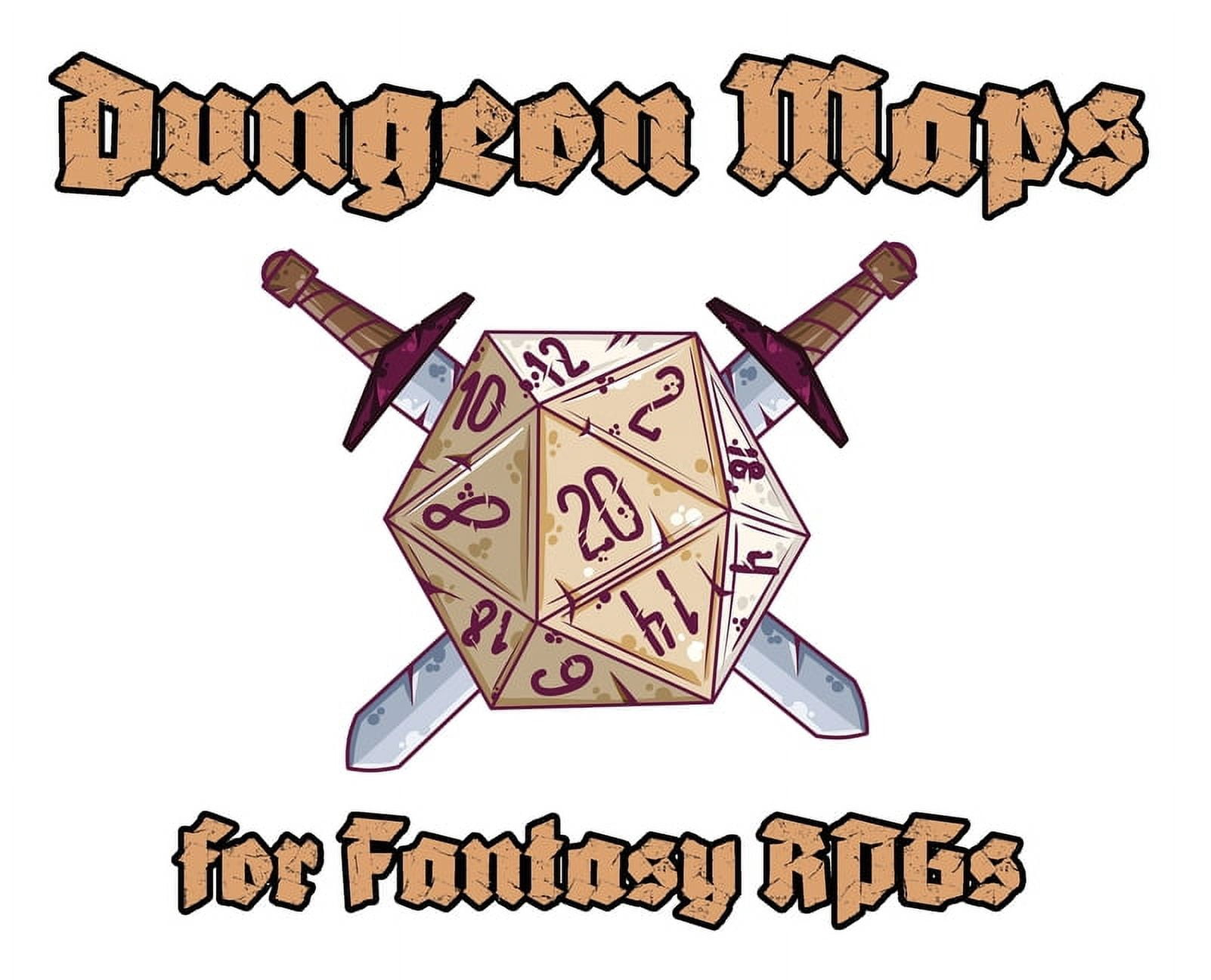 Dungeon Maps for Fantasy RPGs: 117 Unique Maps for Tabletop Role-Playing Games (Hardcover ...