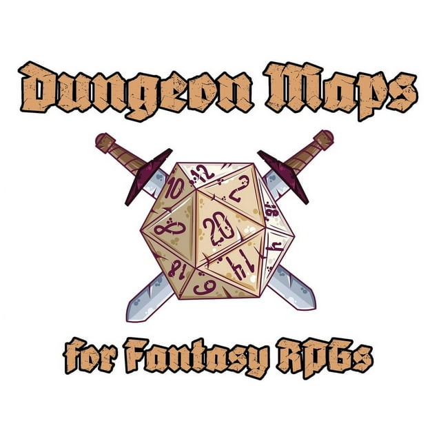 Dungeon Maps for Fantasy RPGs: 117 Unique Maps for Tabletop Role ...
