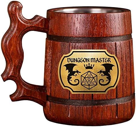 Dungeon Master Beer Mug, 22 oz, Beer Stein, DM Gift, DnD Tankard, Gift ...