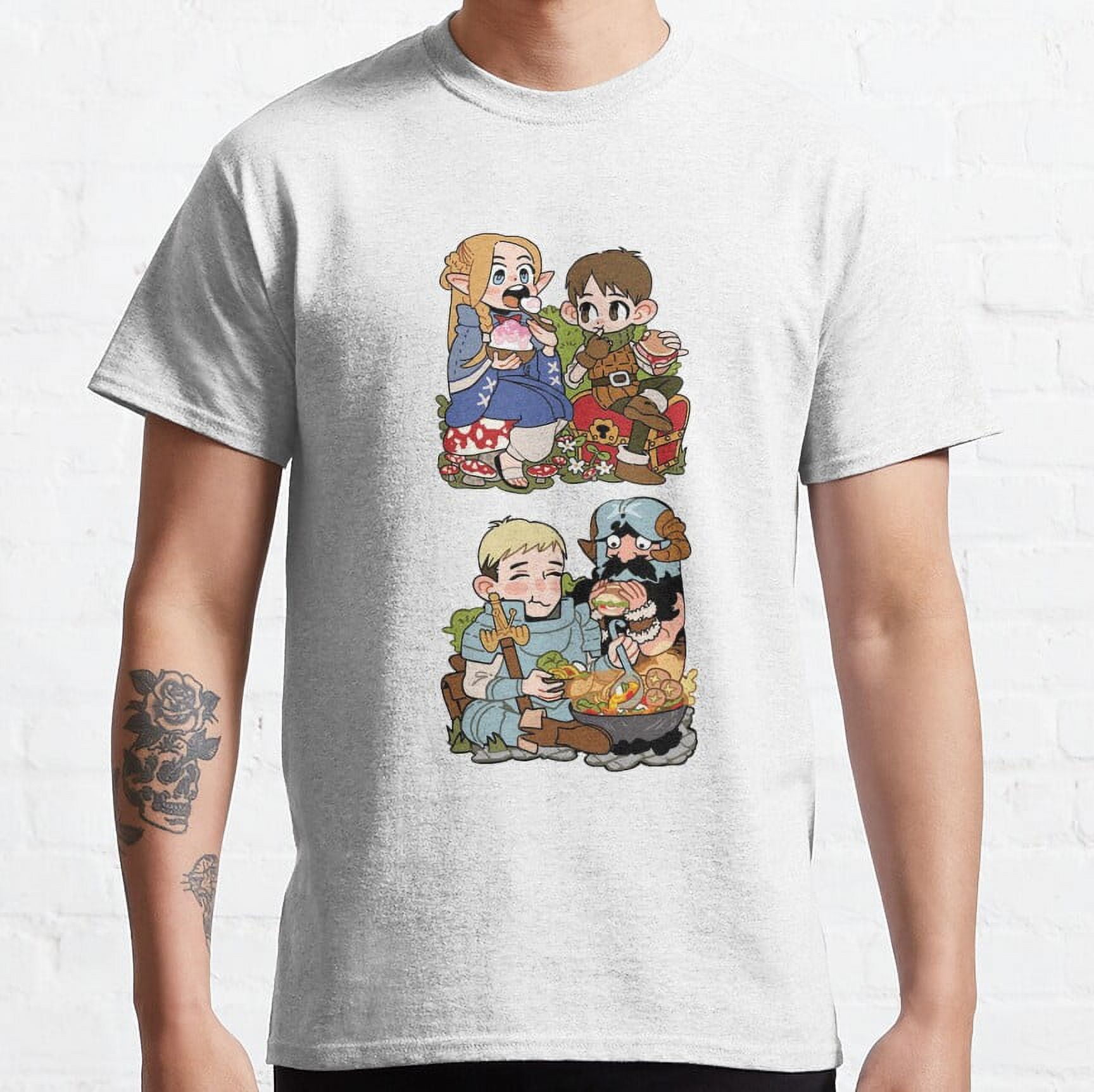 Dungeon Meshi Let's Eat Classic T-Shirt - Walmart.com