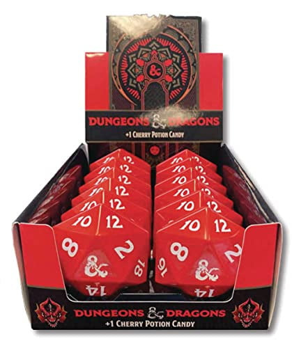 Boston America D20 Potion Candy Tin, Sour Cherry Flavor, RPG Dice ...