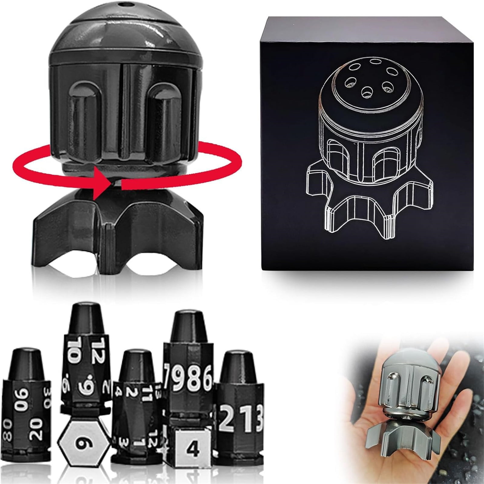 Dungeons And Dragons Board Game Dice Set,Destiny Missile Roulette Die ...