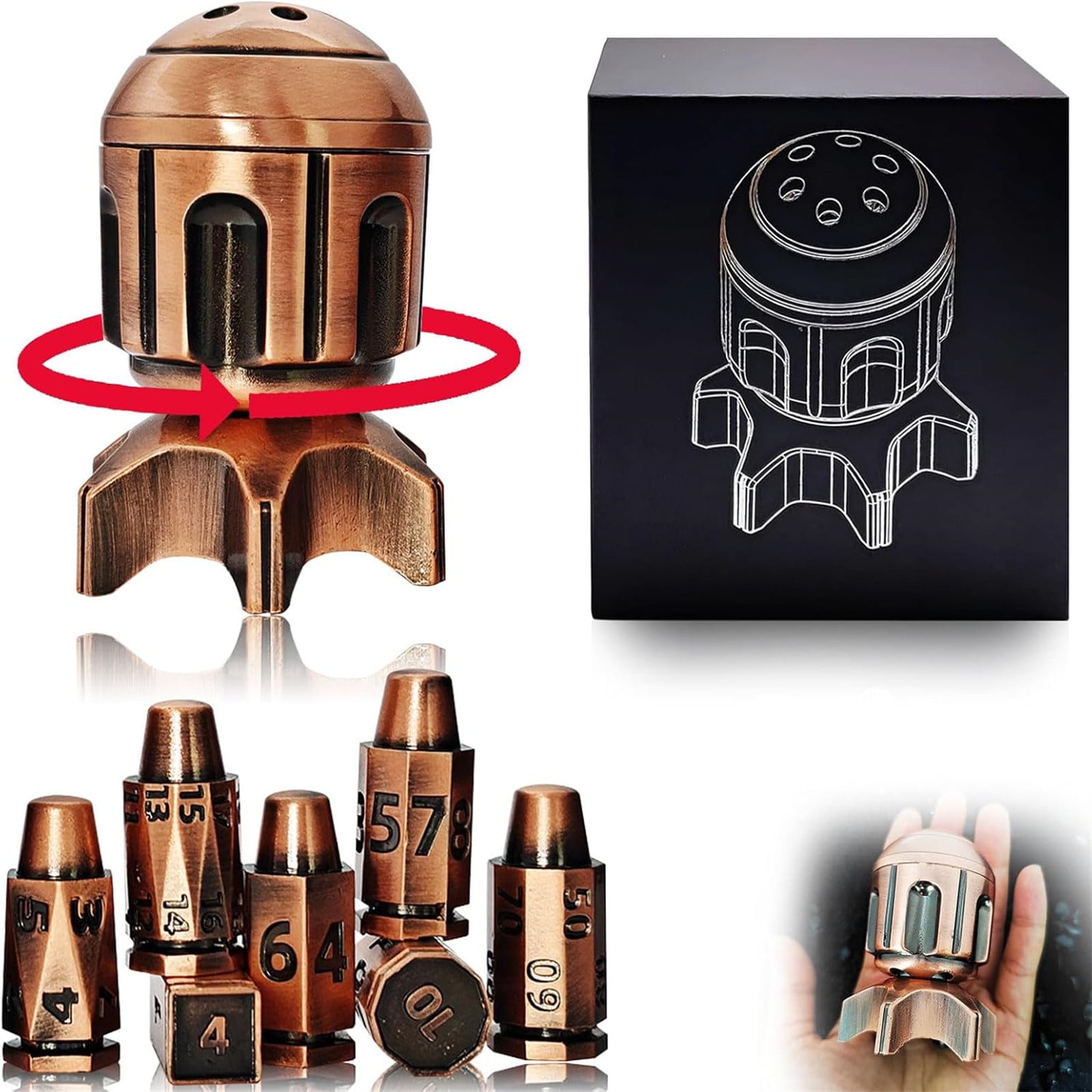 Dungeons And Dragons Board Game Dice Set,Destiny Missile Roulette Die ...