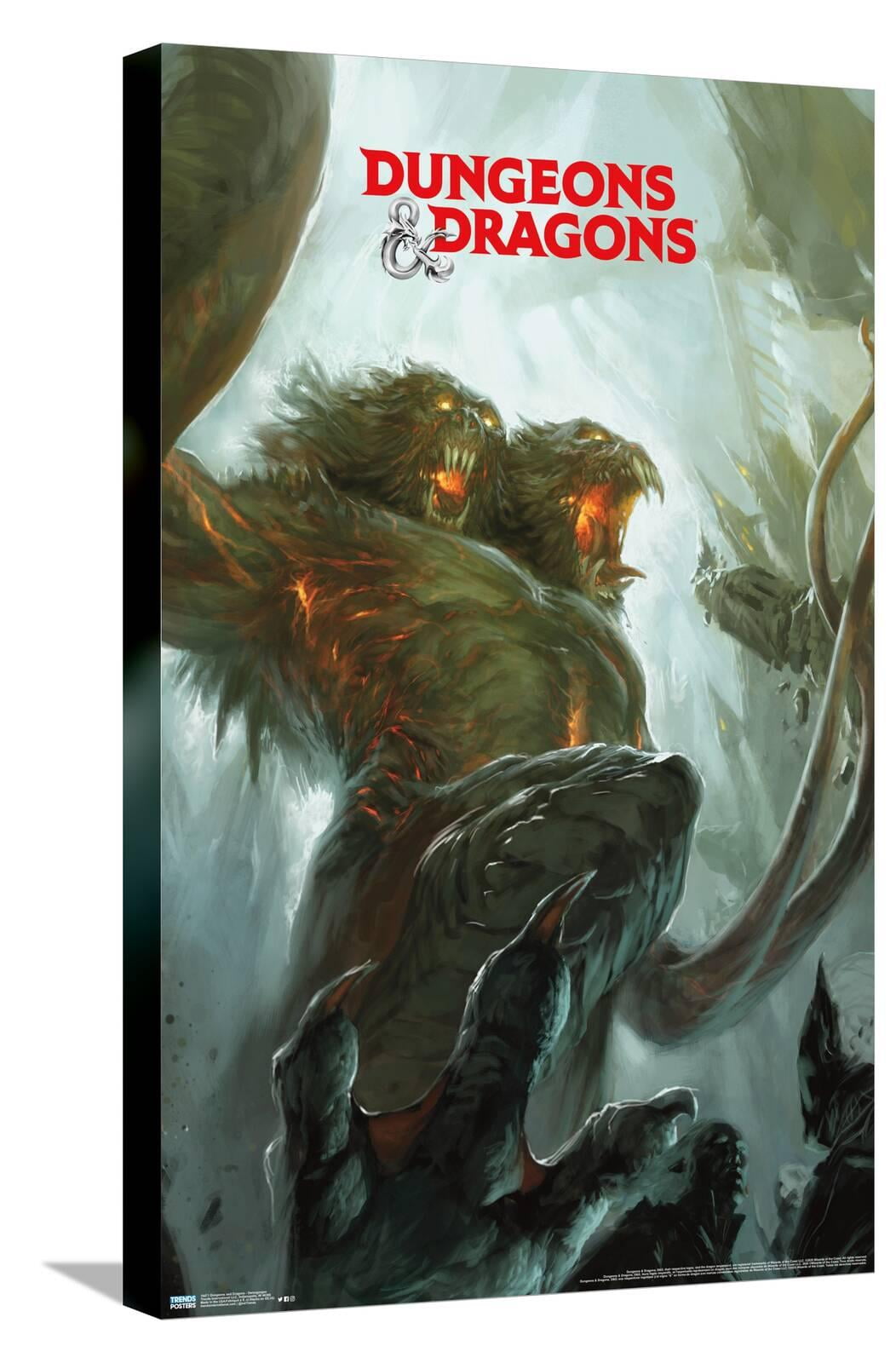 Dungeons And Dragons Demogorgon Canvas Wall Poster 14725 X 22375