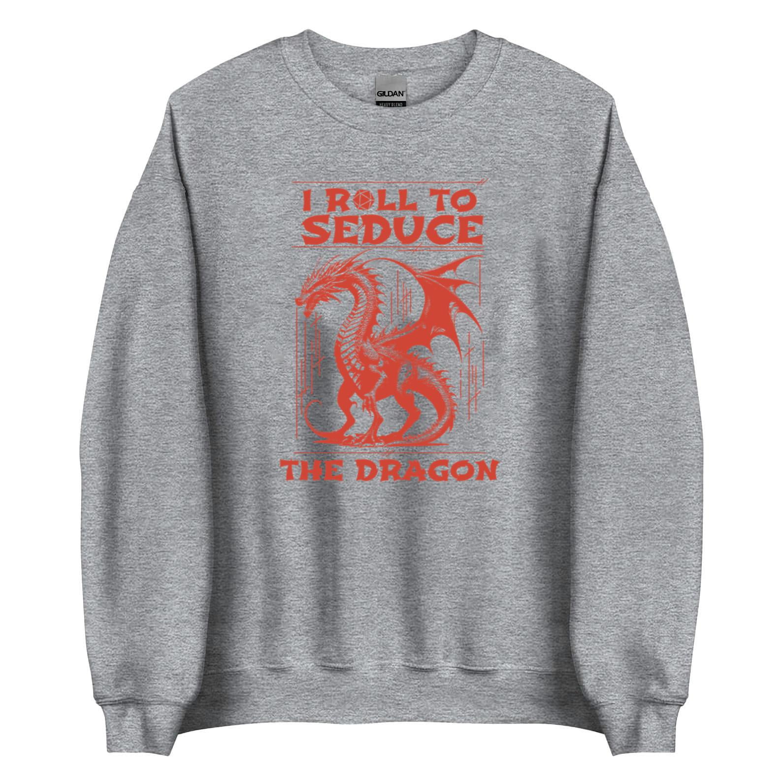 Dungeons And Dragons I Roll To Seduce The Dragon T-Shirt, Dnd Vintage ...