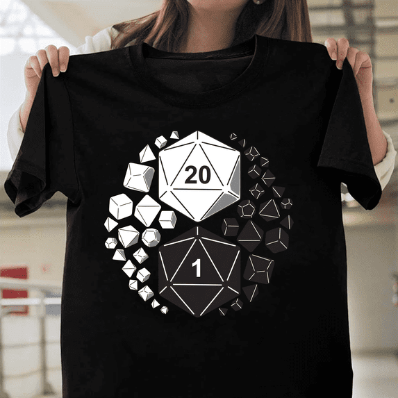 Dungeons And Dragons Polyhedral Dice Set D20 Tabletop RPG Gamer Graphic ...