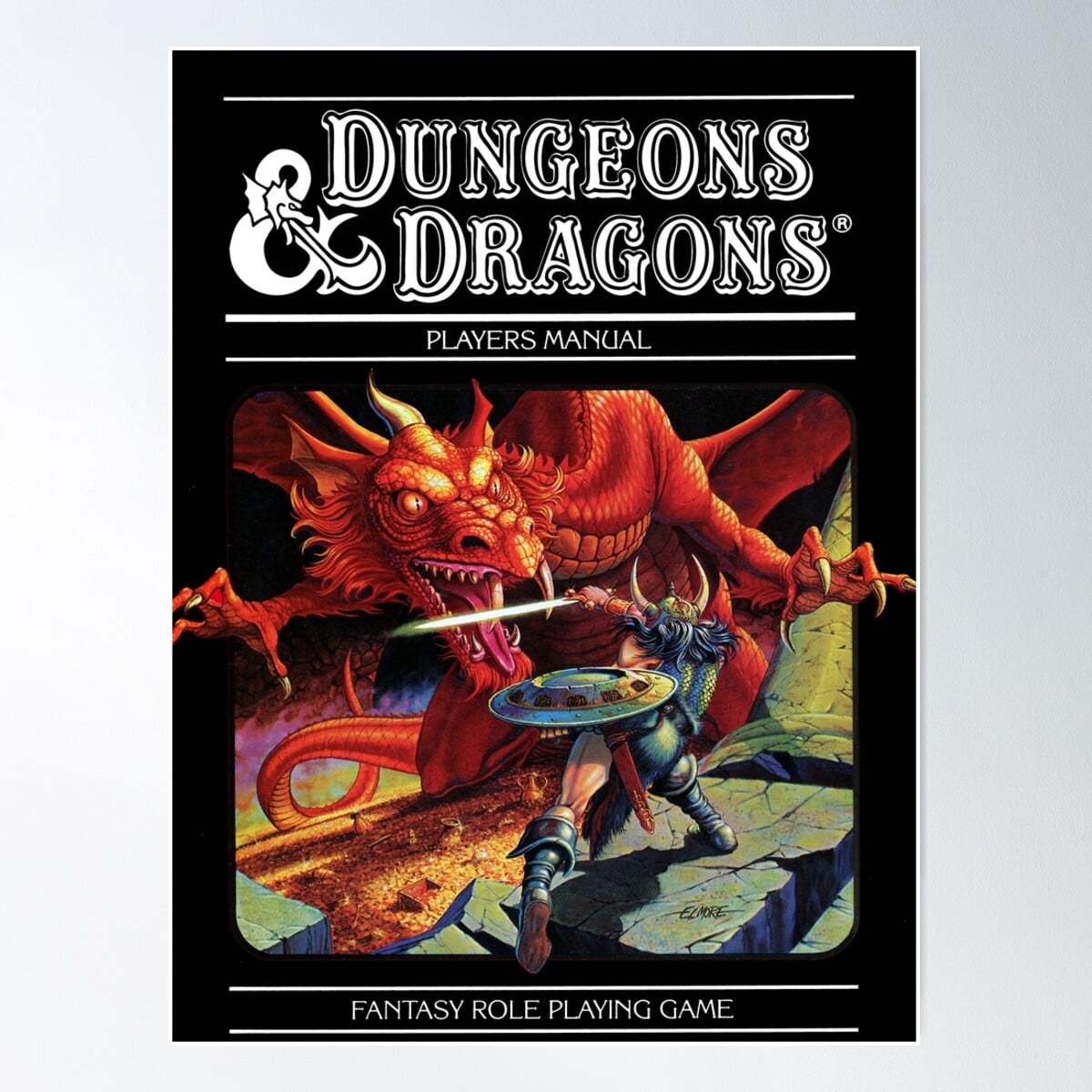 Dungeons And Dragons Poster Wall Art, Modern Wall Decor For Living Room ...