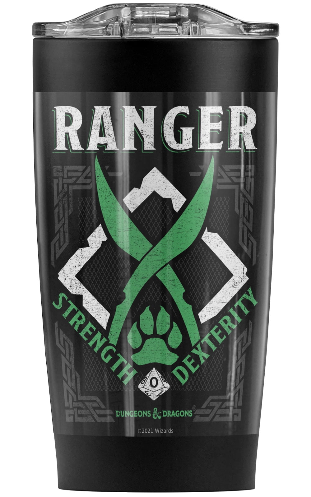 Dungeons And Dragons/Ranger Stainless Steel Tumbler 20 oz Coffee Travel ...