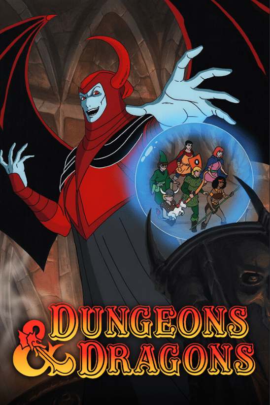 Dungeons & Dragons (1983) Movie Poster 24x36 Animated Series, Fantasy ...