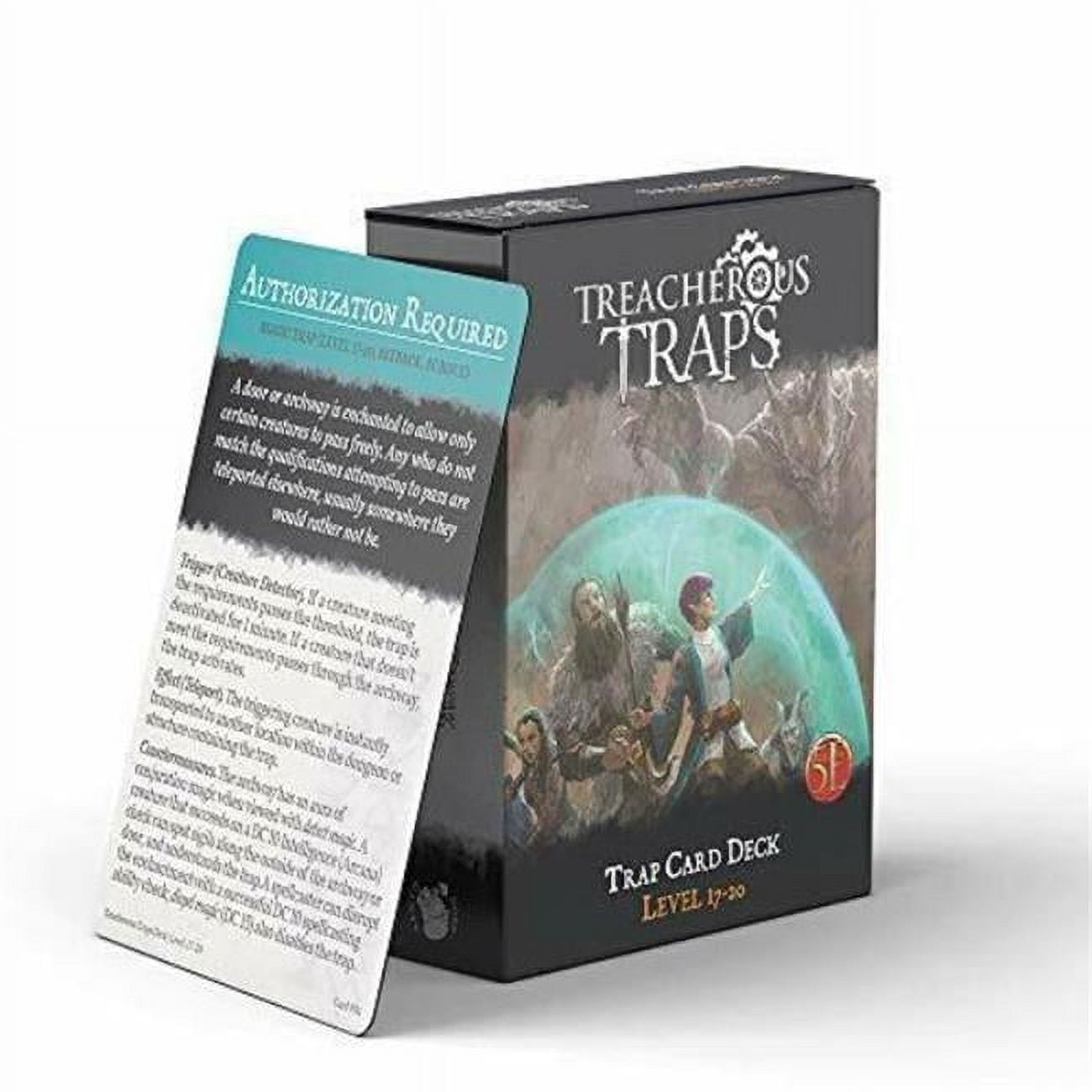 Dungeons & Dragons 5th Edition Treacherous Traps Cards Deck Box ...