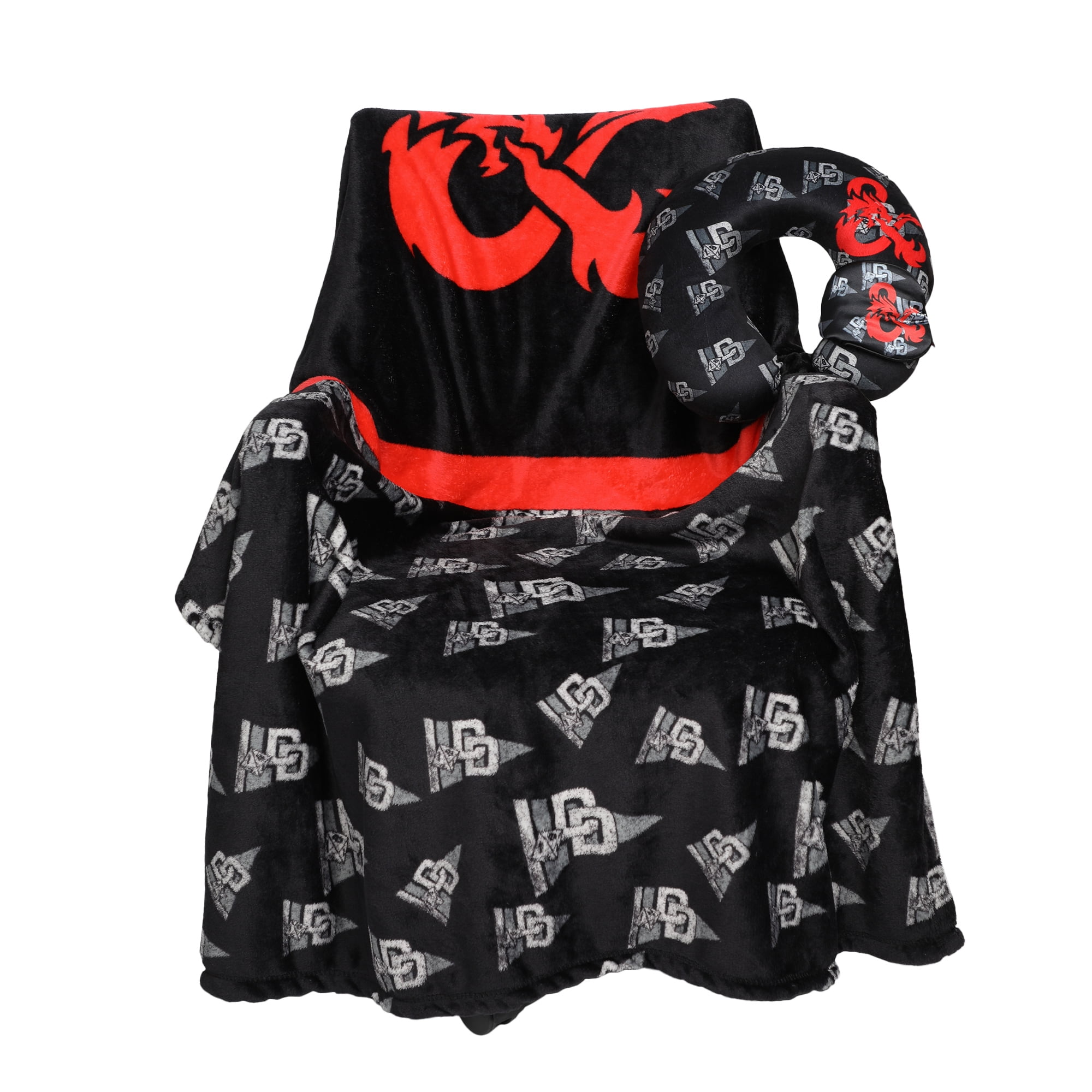 Dungeons & Dragons Adult Travel Set with Neck Pillow, Eye Mask, and ...