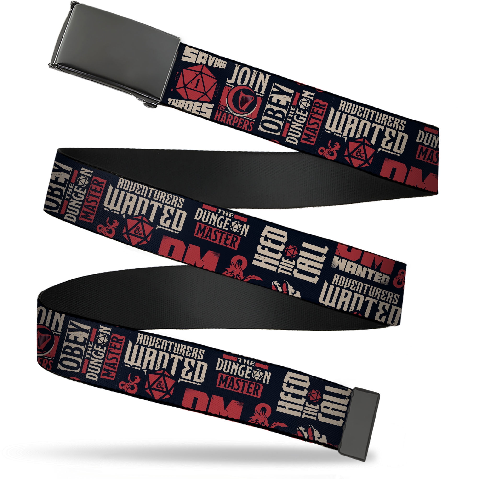 Dungeons & Dragons Belt, Flip Web Belt Dungeons & Dragons Quotes and ...