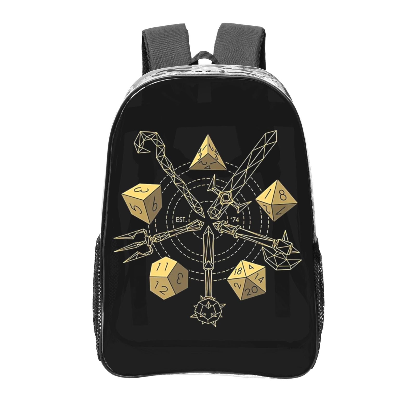 Dungeons & Dragons - Choose Your Weapon Transparent Backpack Fashion ...