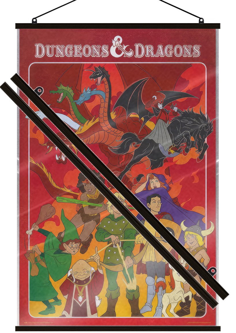 Dungeons & Dragons - Comic Poster (Animated D&D Character Collage ...