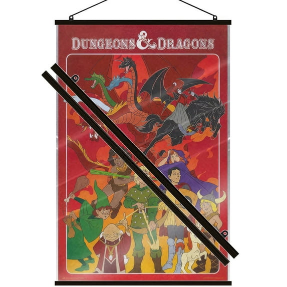 Dungeons & Dragons - Comic Poster (Animated D&D Character Collage ...