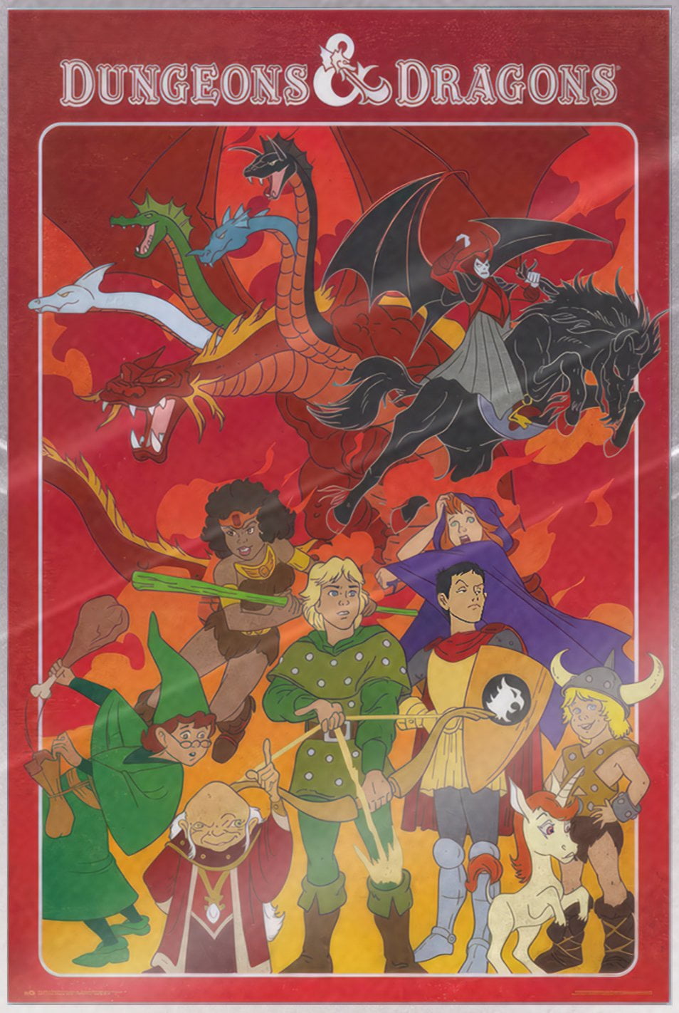 Dungeons & Dragons - Comic Poster (Animated D&D Character Collage ...
