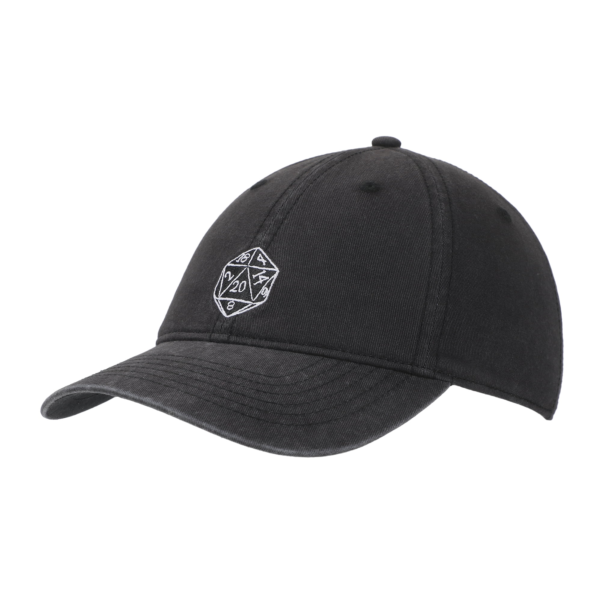 Dungeons & Dragons D20 Adult Black Unstructured Baseball Cap - Walmart.com