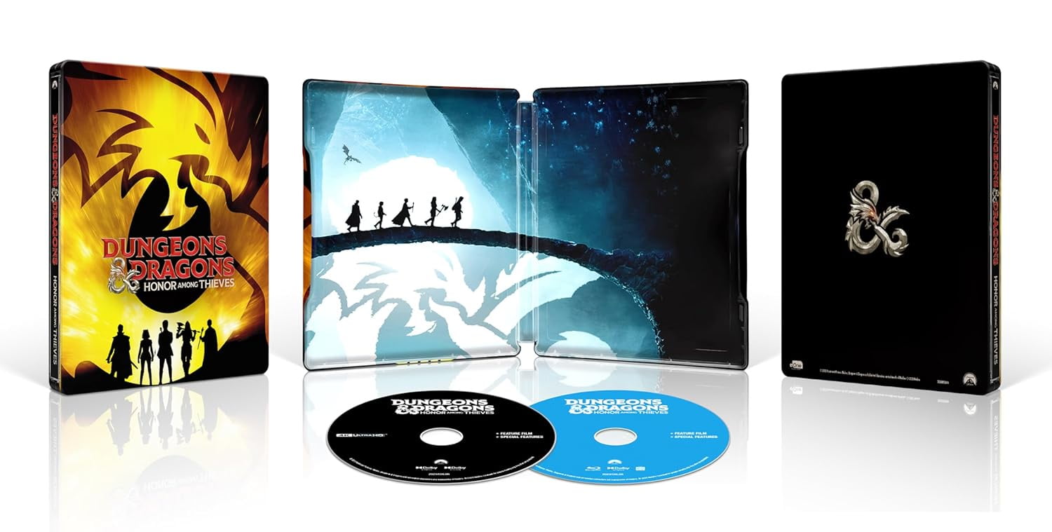 Dungeons & Dragons: Honor Among Thieves (Steelbook) (4K Ultra HD + Blu ...