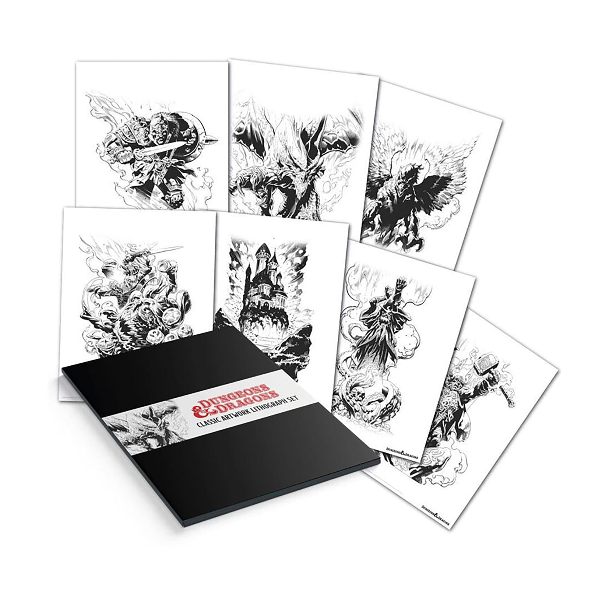 Dungeons & Dragons Lithograph Set - Walmart.com
