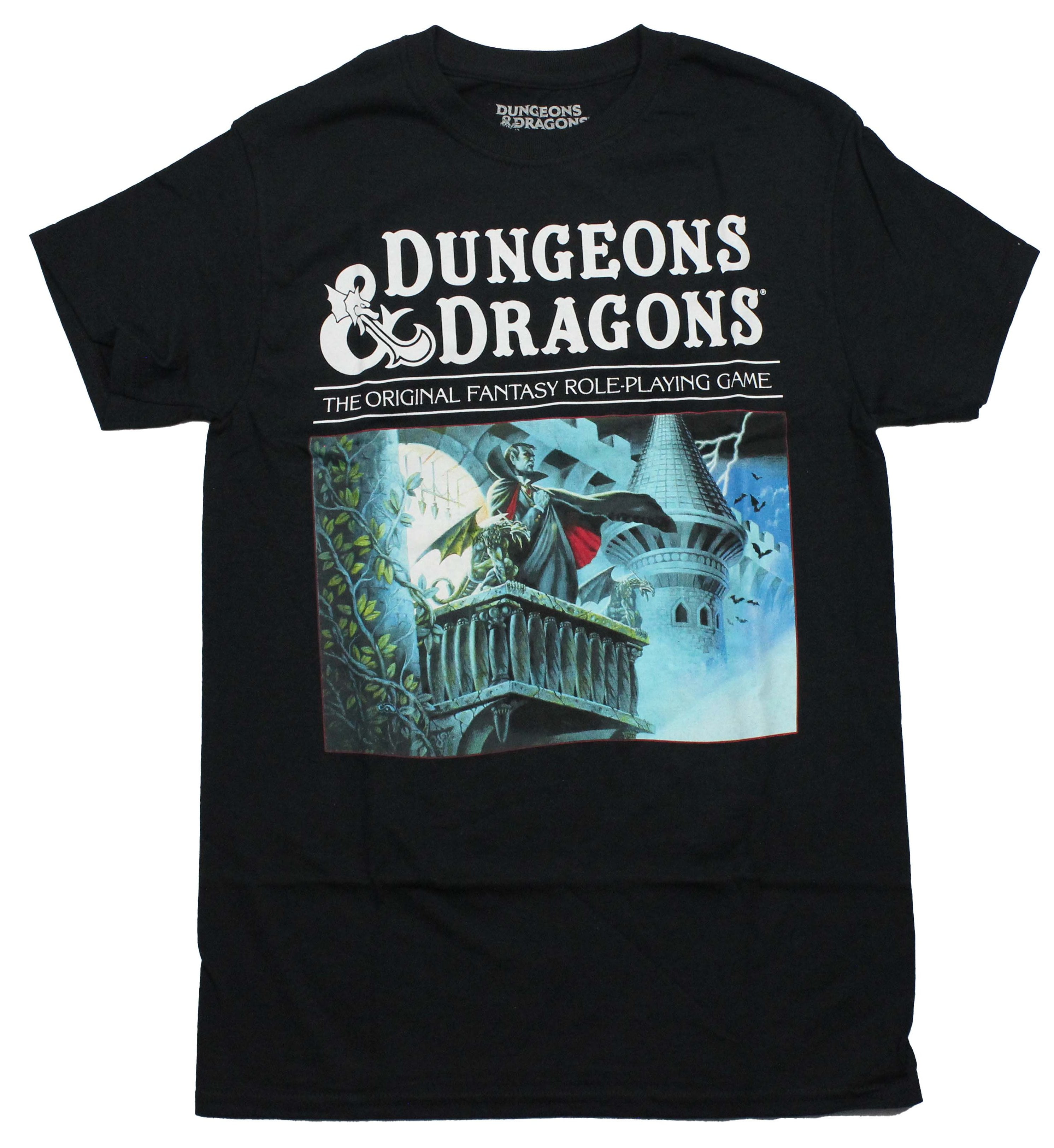 Dungeons & Dragons Mens T-Shirt - Ravenloft Module Stroud Cover Art (X ...