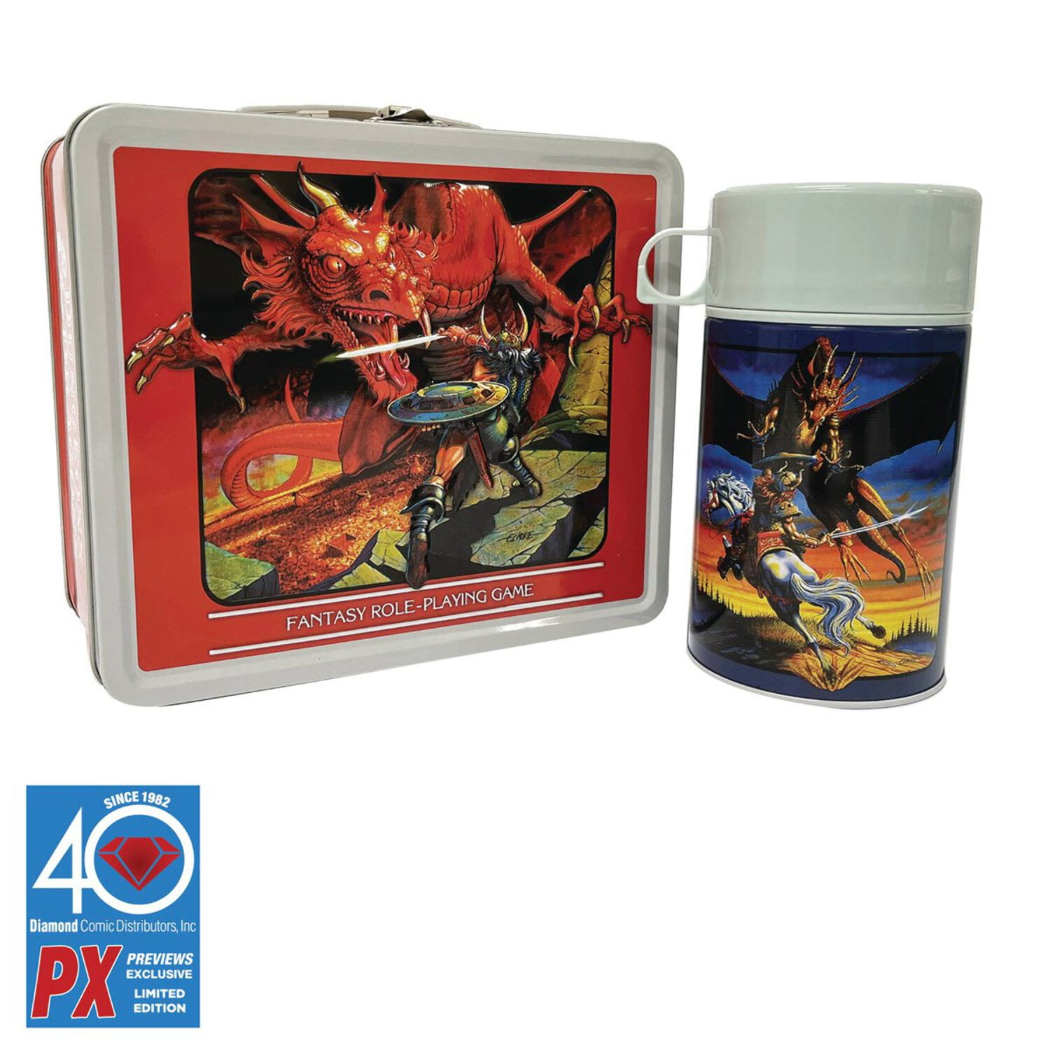 Dungeons & Dragons Players Manual Tin Lunch Box with Thermos - PX ...
