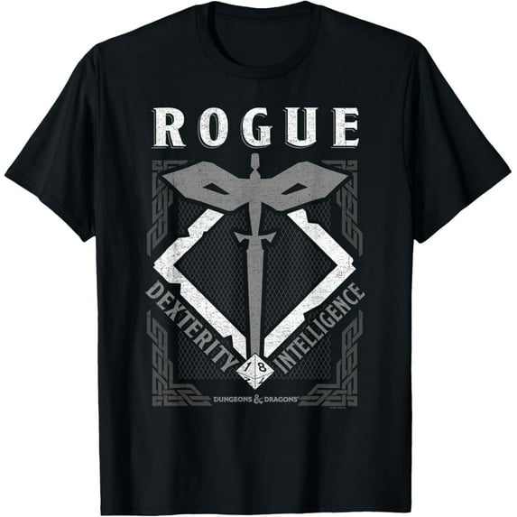 Dungeons & Dragons Rogue Dexterity & Intelligence T-Shirt - Walmart.com