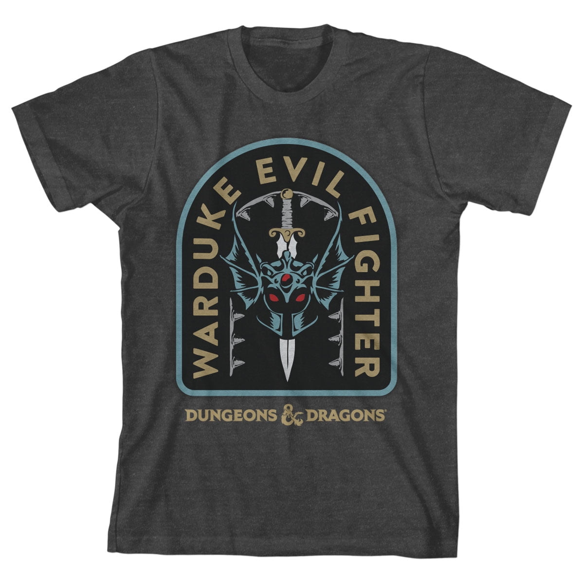 Dungeons & Dragons Warduke Sword Logo Boy's Charcoal Heather T-shirt-XL ...