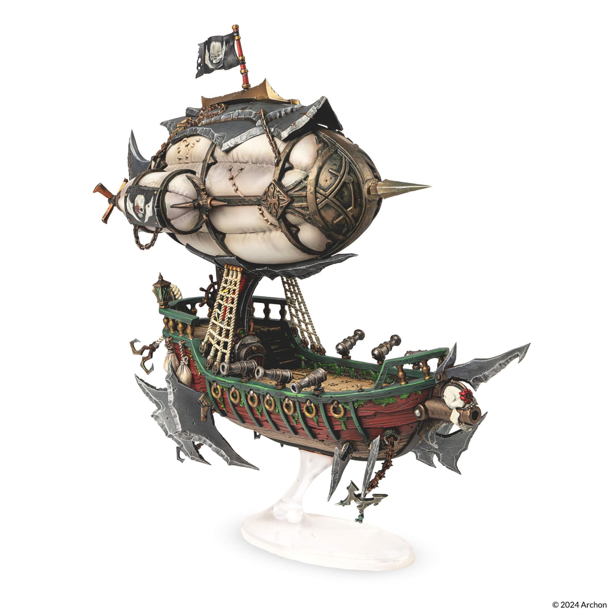 Dungeons & Lasers Deuslair Flying Pirates Airship Miniature - for Use ...