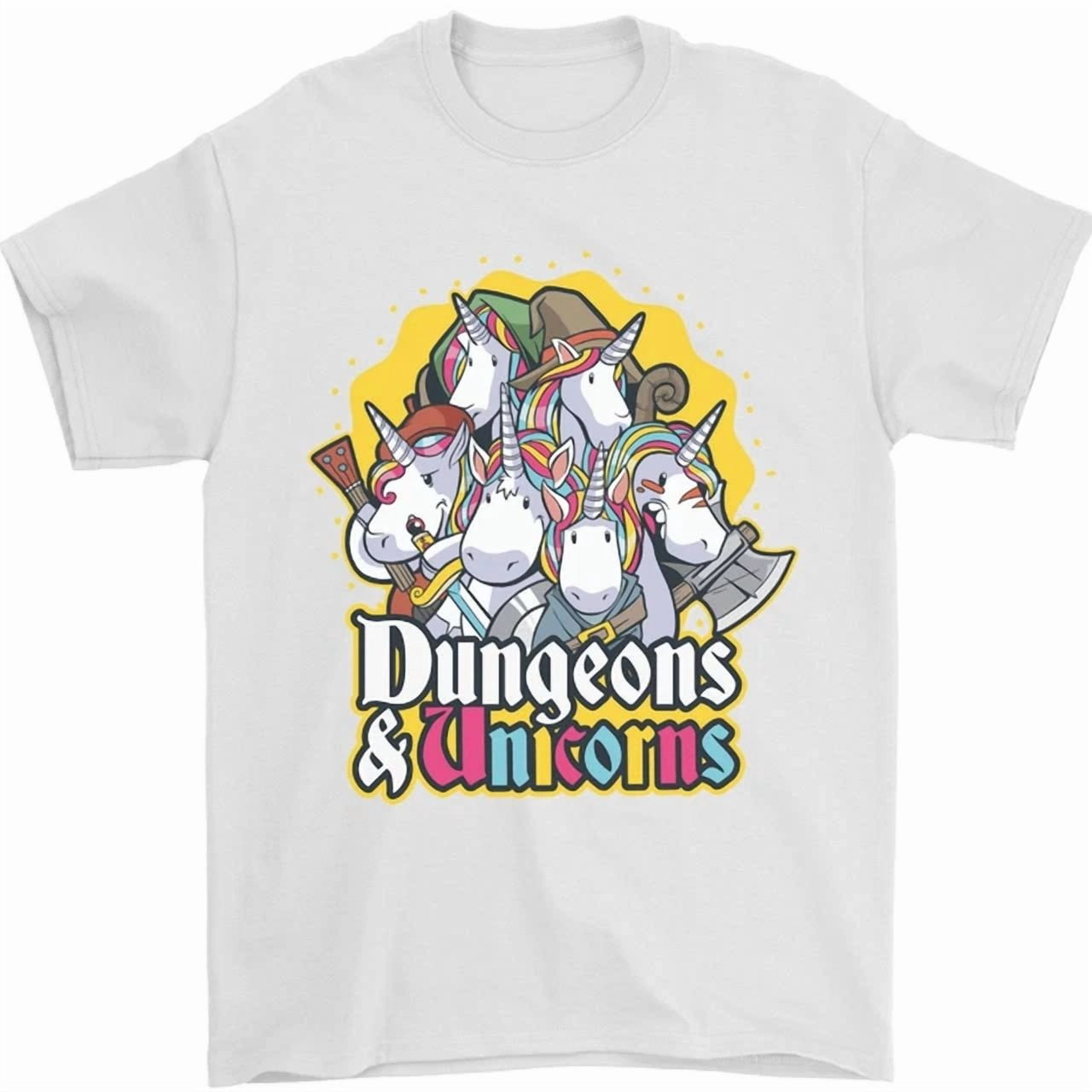 Dungeons & Unicorns Role Play Games RPG T-Shirt - Walmart.com